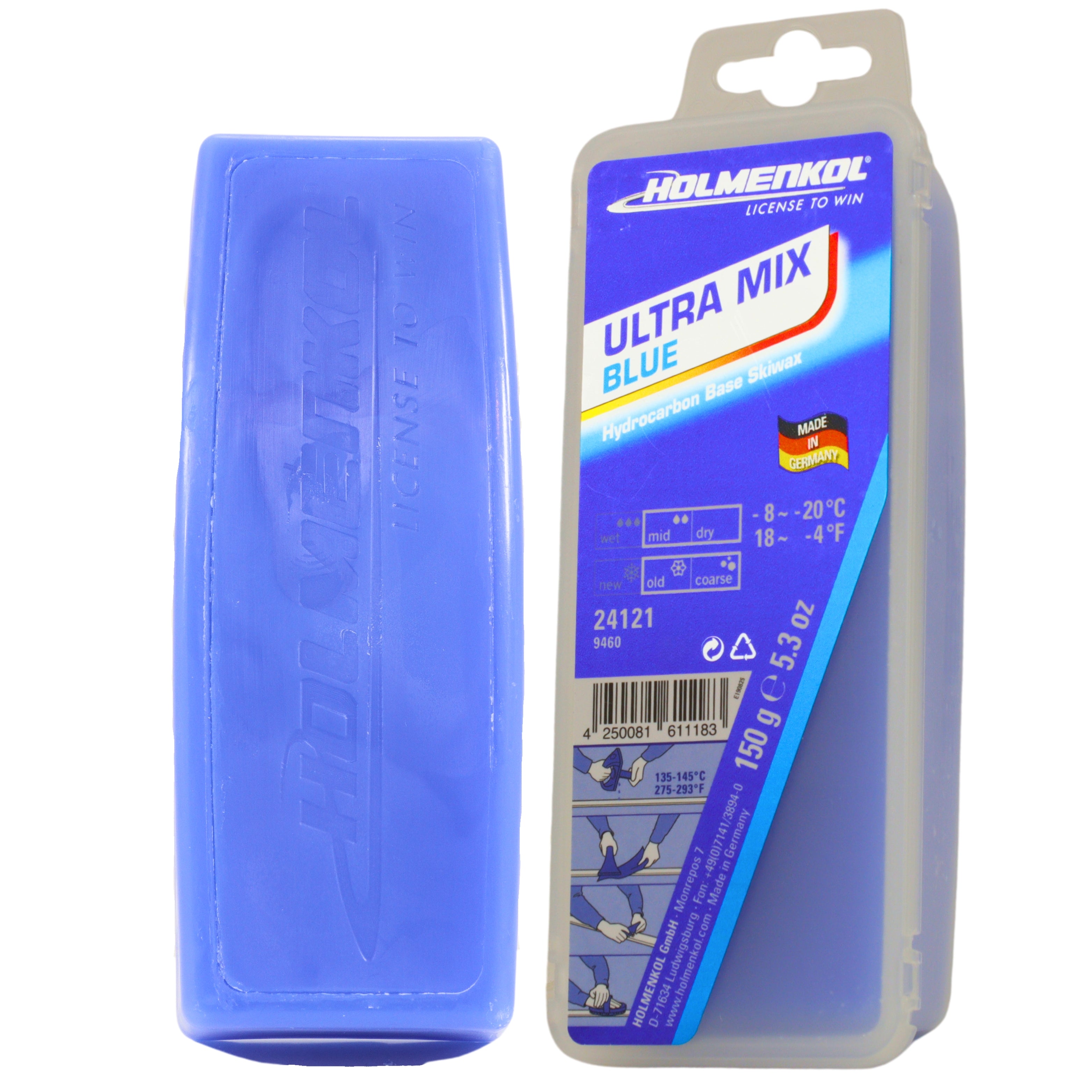 Holmenkol UltraMix Blue Wax | Ski Wax | Snowboard Wax – Utah Ski Gear