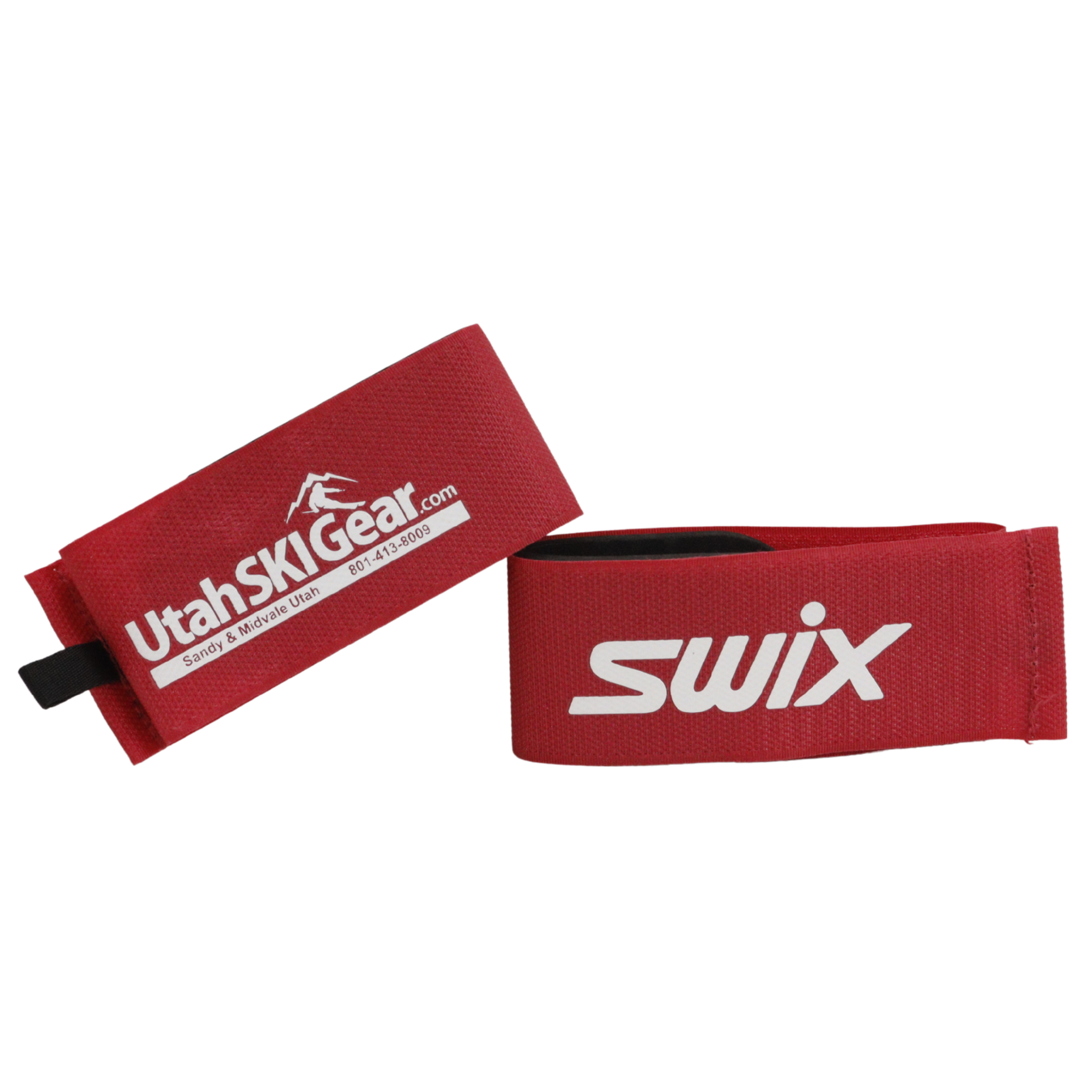 Ski Accessories | Swix x Utah Ski Gear Red Ski Straps (Pair)