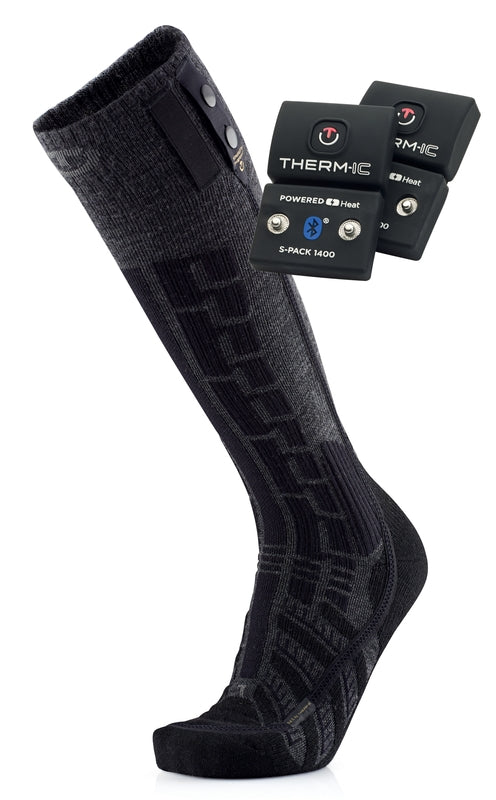 Therm-ic Ultra Warm Comfort Socks S.E.T® + S-Pack 1400 BT – Utah Ski Gear