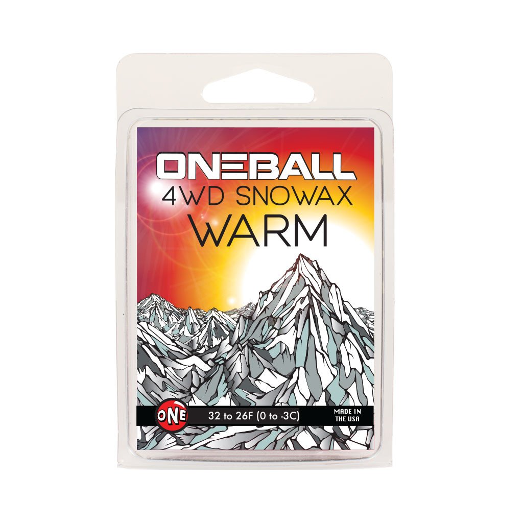 Oneball 4WD Snowax Warm | Snowboard Wax | Hydrocarbon – Utah Ski Gear